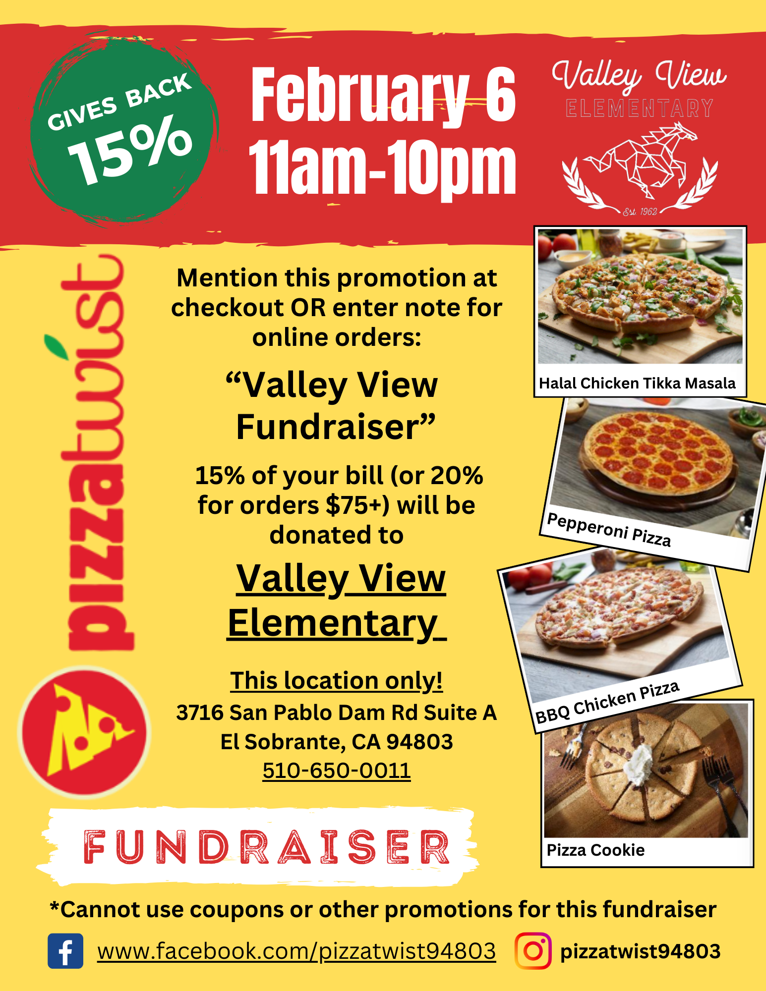 Upcoming Events – Valley View Elementary School